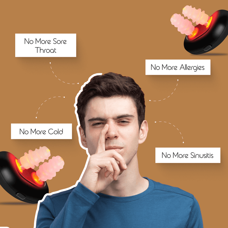 Rhinitis Laser - Nasal Red Light Therapy Device for Rhinitis and Sinus ...